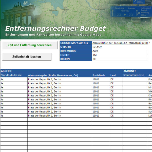 Entfernungsrechner Premium | Entfernungen und Fahrzeiten in DE, AT und ...